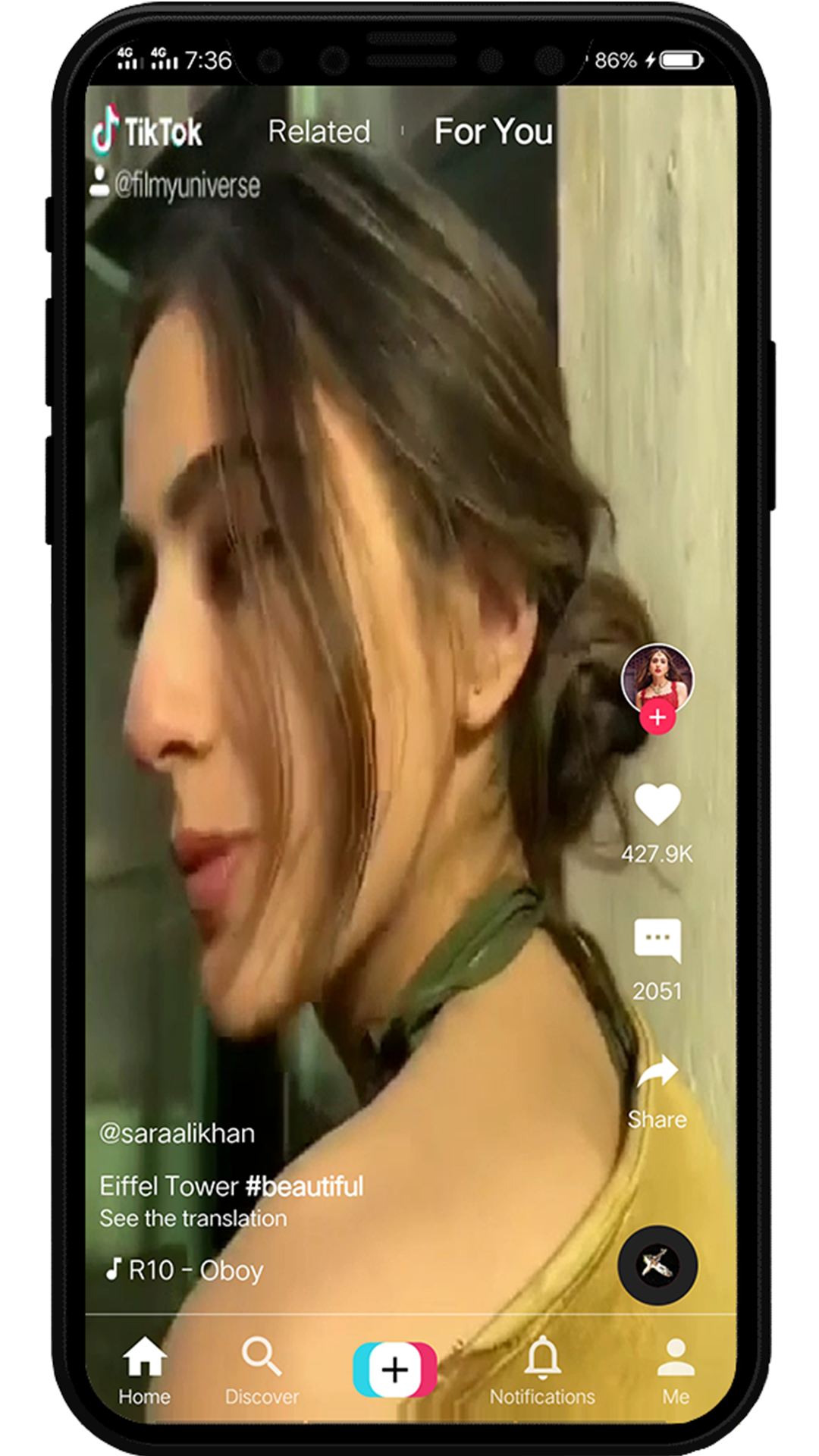 TikTok Clone App UI Template in Flutter TikTok Clone App UI Template in Flutter